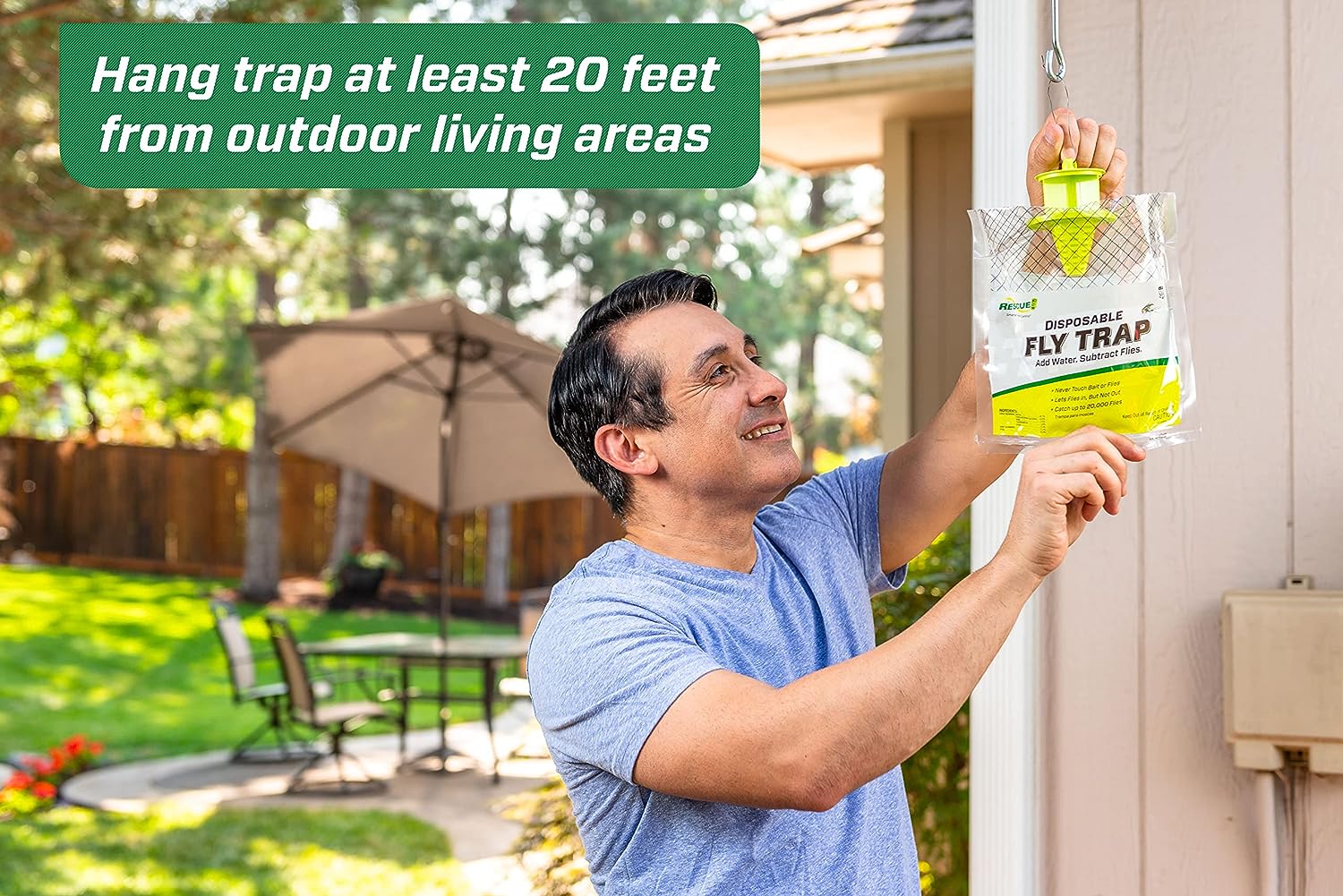 RESCUE! Outdoor Disposable Fly Trap Review | Pest Control'd